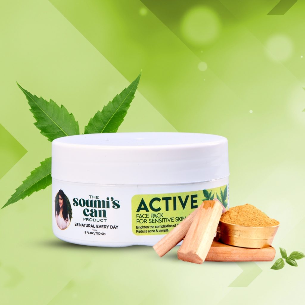 Active Face Pack – The Soumi's Can Product Bangladesh