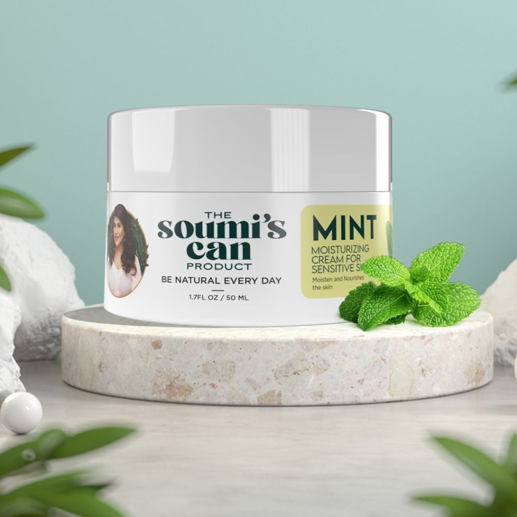 Mint Moisturizing Cream – The Soumi's Can Product Bangladesh